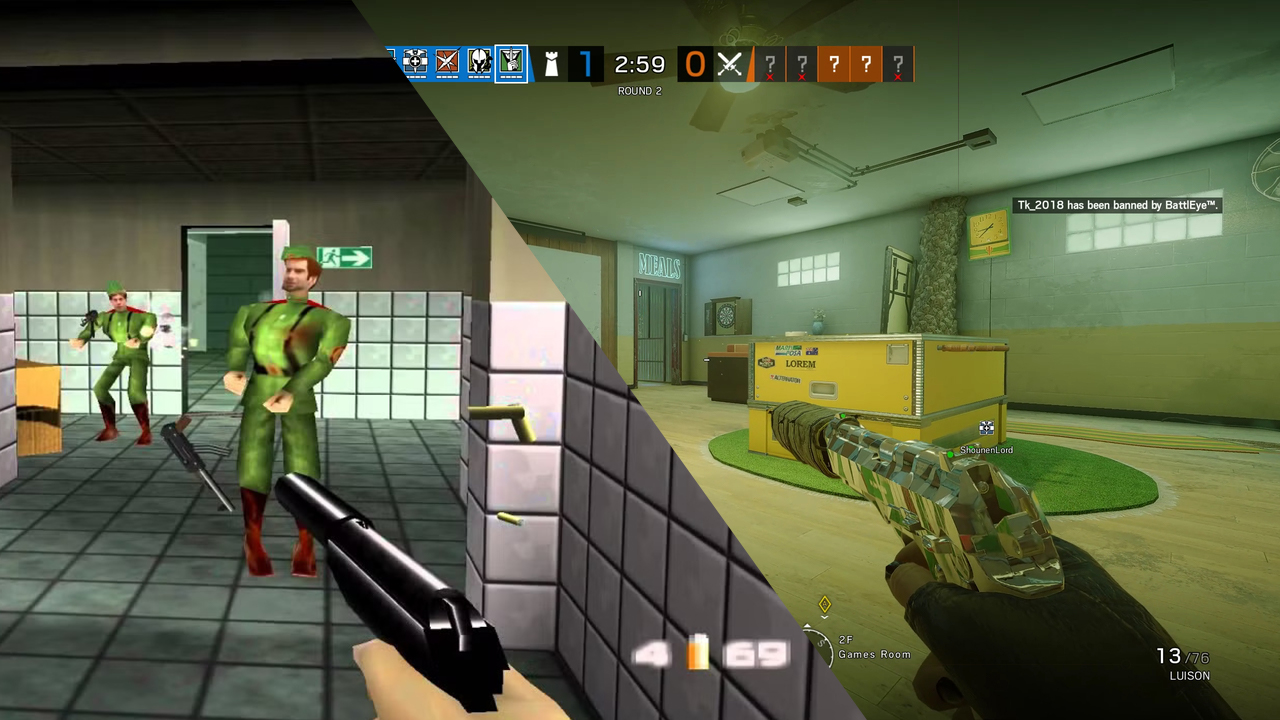 From GoldenEye to Rainbow Six Siege: The Evolution of First-Person ...